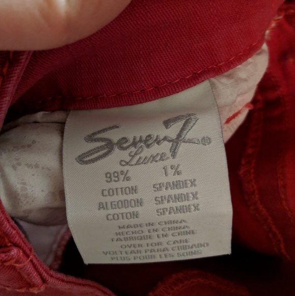 Seven7 | Jeans | Hot Pink Cropped Jeans | Poshmark